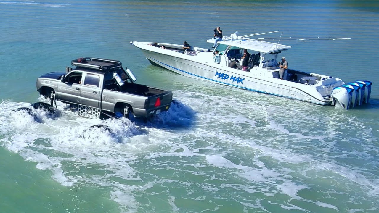 4×4: Whistlin Diesel Takes Monstermax Truck Into The Gulf Of Mexico ...