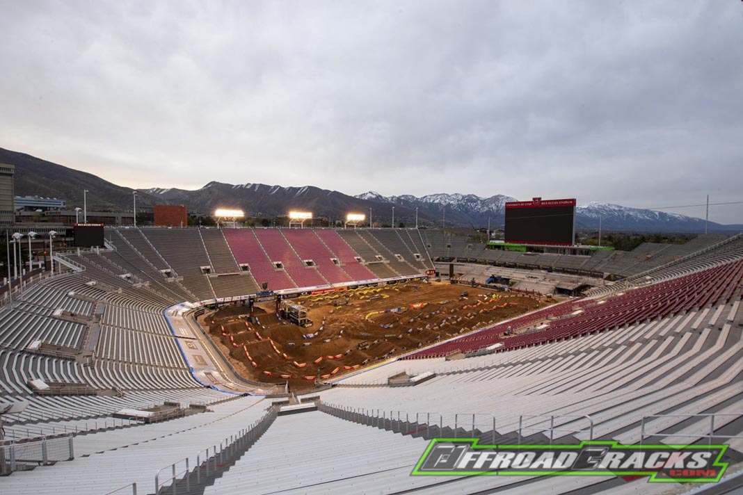 US-Supercross 2021: Salt Lake City 1 / UTAH – Round 16 – Track Map ...
