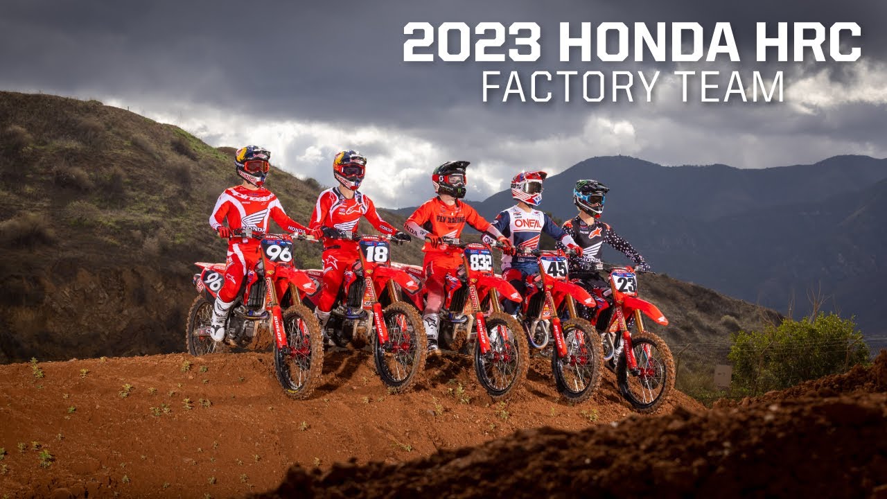 US-SX 2023: TEAM HONDA HRC – Sexton, Jett & Hunter Lawrence, Nichols ...