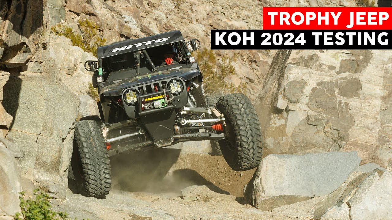 KING OF HAMMERS 2024: Trophy Jeep TEST of Casey Currie – Ultra4 Race ...