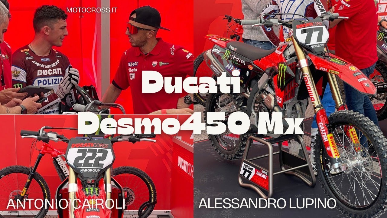 DUCATI DEMSO 450 MX 2024 – Prototype test: Italian MX championship ...