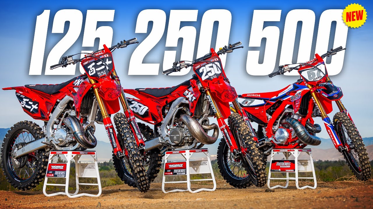 NEW Honda CR 500 Twostroke vs. 125 & 250 – UPGRADED SMOKER TIME ...