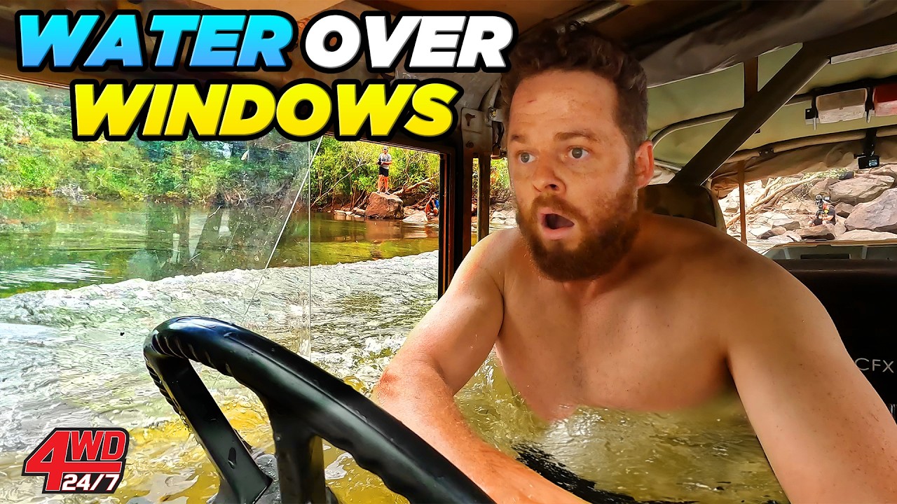 4WD 24-7: River Crossing destroyed engine / Flußüberquerung zerstört Motor! | OFFROADCRACKS.com