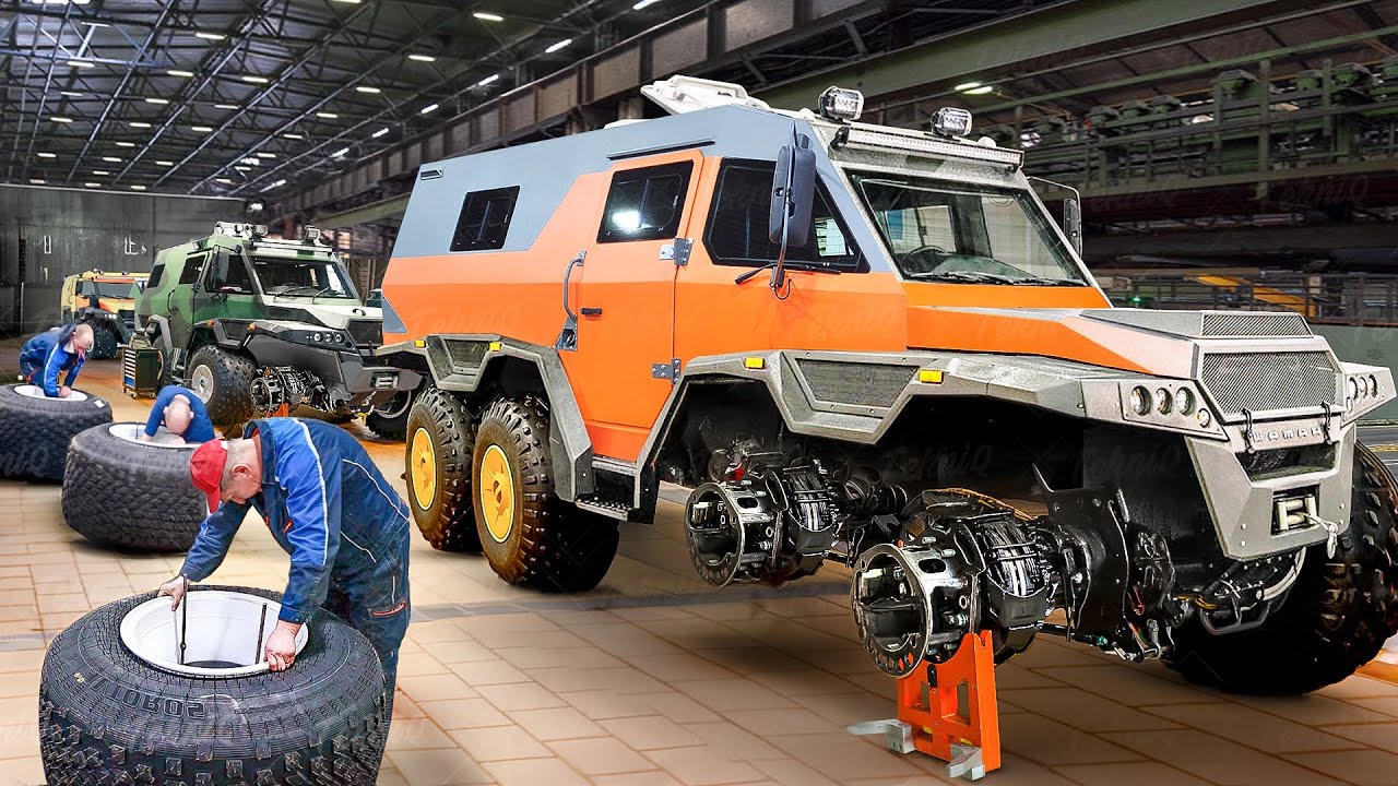 8×8 Monster Avtoros: All Terrain Fahrzeug made in Russia ...