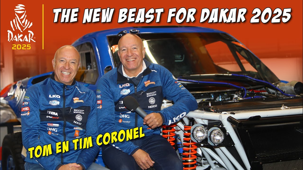 DAKAR 2025: The Coronel brothers with the new V8-Audi-2.9L Century CR7 ...