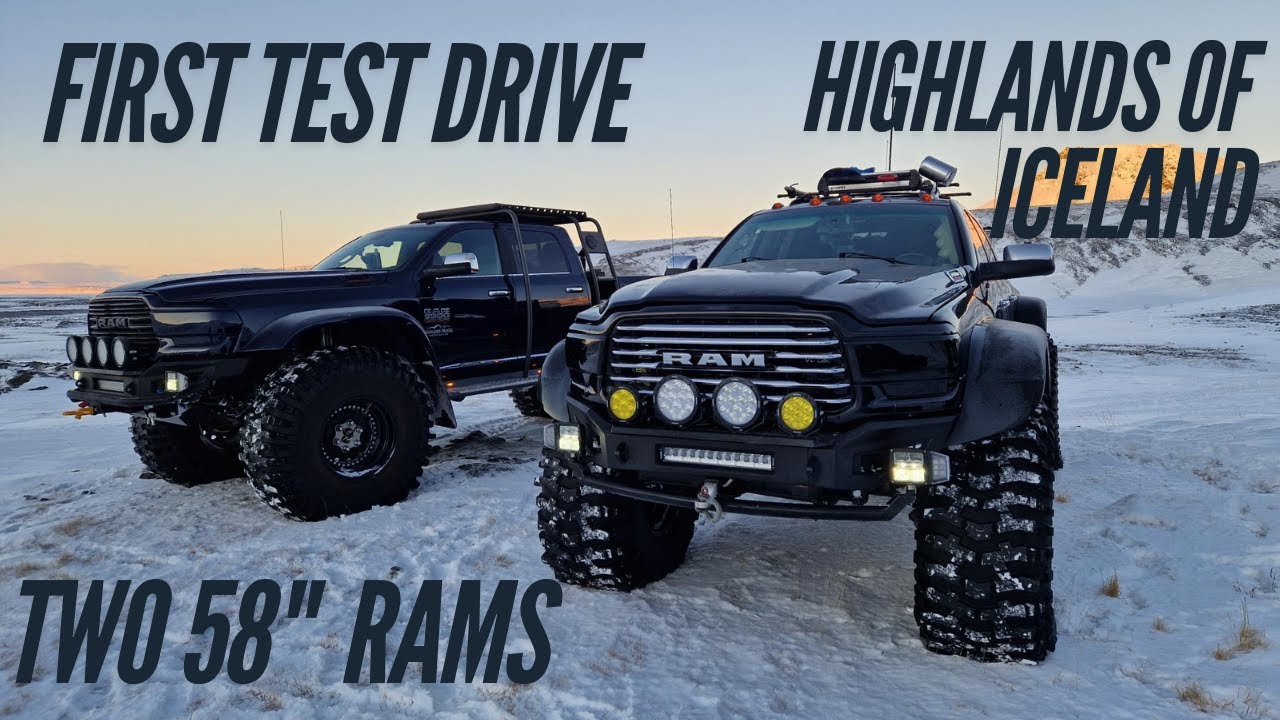 4×4 SUPER TRUCK: 58″ Unimog Dodge RAM in Snow (Island) | OFFROADCRACKS.com