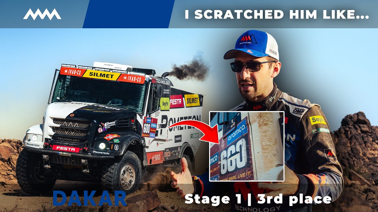 DAKAR 2025 – TRUCKS: MARTIN MACIK after Stage 1 – the truck looks like ...