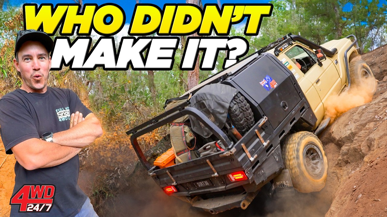 4WD 24-7 Australia: 4 Brken 4WDs – Epic Glass House Mountains CARNAGE! | OFFROADCRACKS.com
