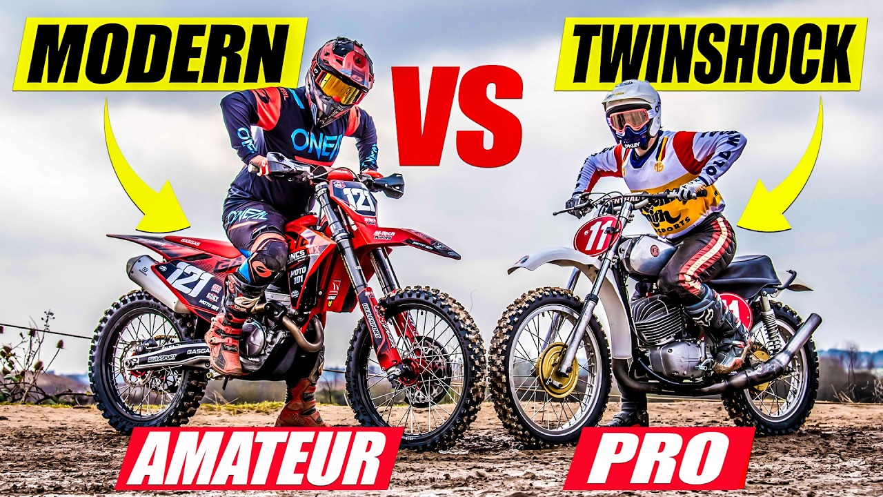 ULTIMATE BATTLE: PRO on a 50 year old Twinshock vs. AMATEUR on a modern ...