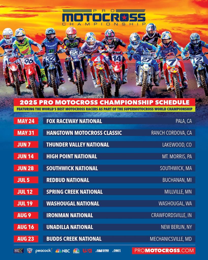 PRO MOTOCROSS CHAMPIONSHIP 2025: Schedule & how to unlock the outdoor ...
