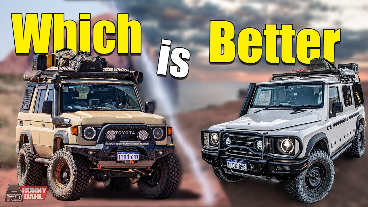 RONNY DAHL: INEOS Grenadier vs. Toyota Landcruiser 70! | OFFROADCRACKS.com