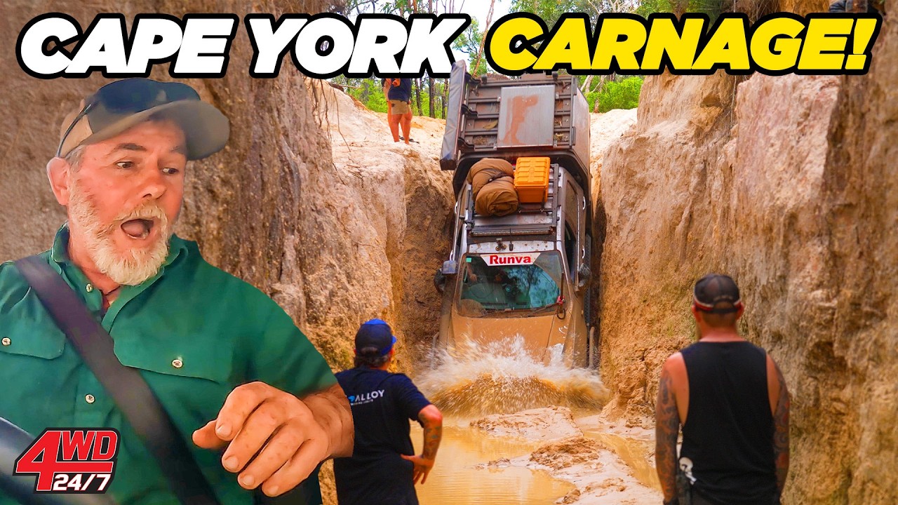 SCARIEST GUNSHOT Attempt Yet + DEEP river crossings – Cape York Old ...