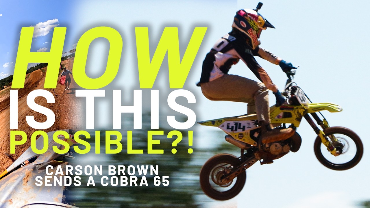 THAT shouldn’t be possible | Carson Brown rips a Cobra 65cc ...