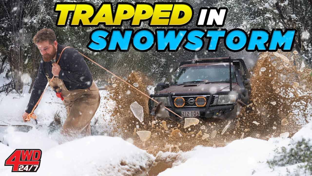 Steering cracked in a snowstorm – stuck in over 2 m of snow for 4 days ...
