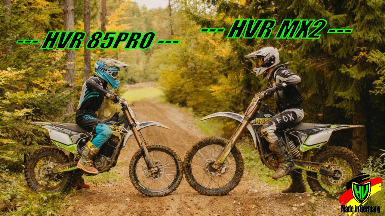 MADE IN GERMANY: The brand new HVR MX2 & 85 Pro dirtbikes ...
