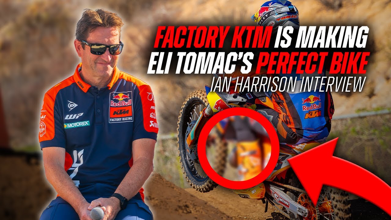MASTER MIND IAN HARRISON (KTM FACTORY RACING): We used to ty to beat ...