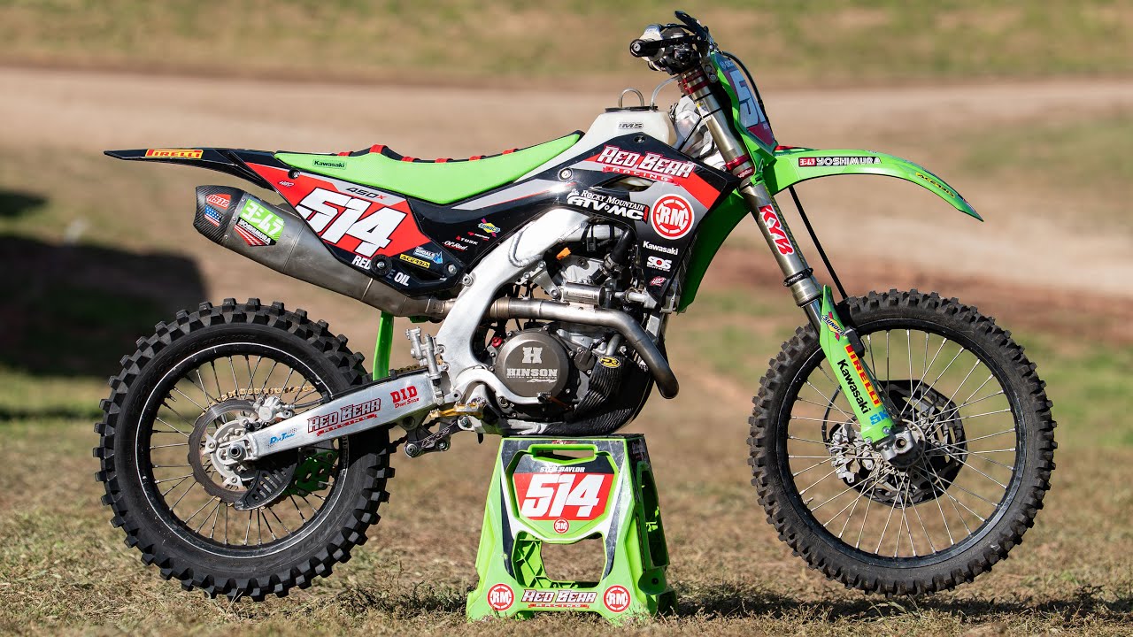 KAWASAKI KX 450 Factory Bike | Rider’s Rocket with Steward Baylor Jr ...
