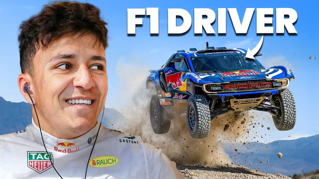 RED BULL MOTORSPORTS: F1 Driver vs Rally Raid Truck! | OFFROADCRACKS.com