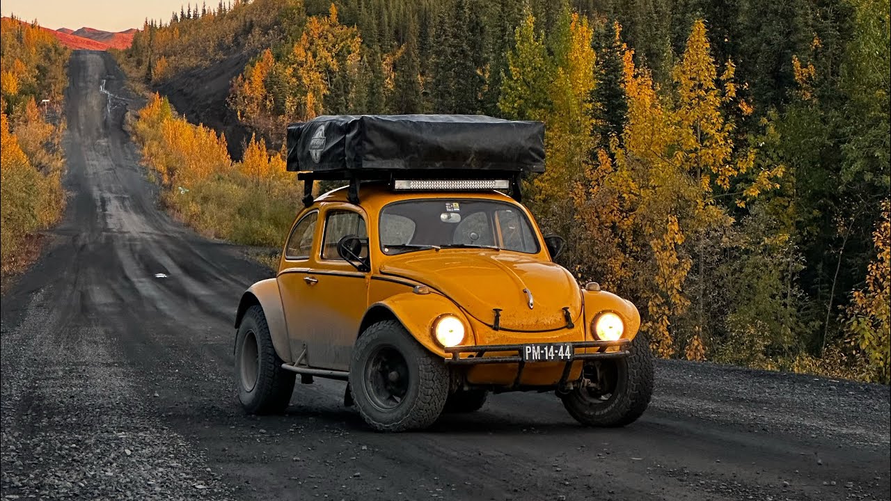 E24 driving a 1964 beetle from Canada to the Arctic Ocean | The famous ...
